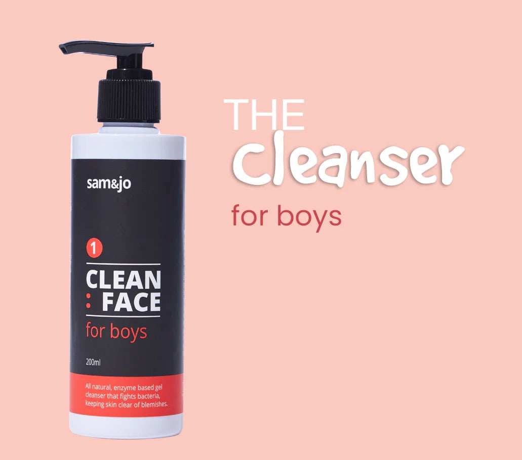 Natural Face Cleanser for Teen Boys | Sam and Jo – Jasmine Blush