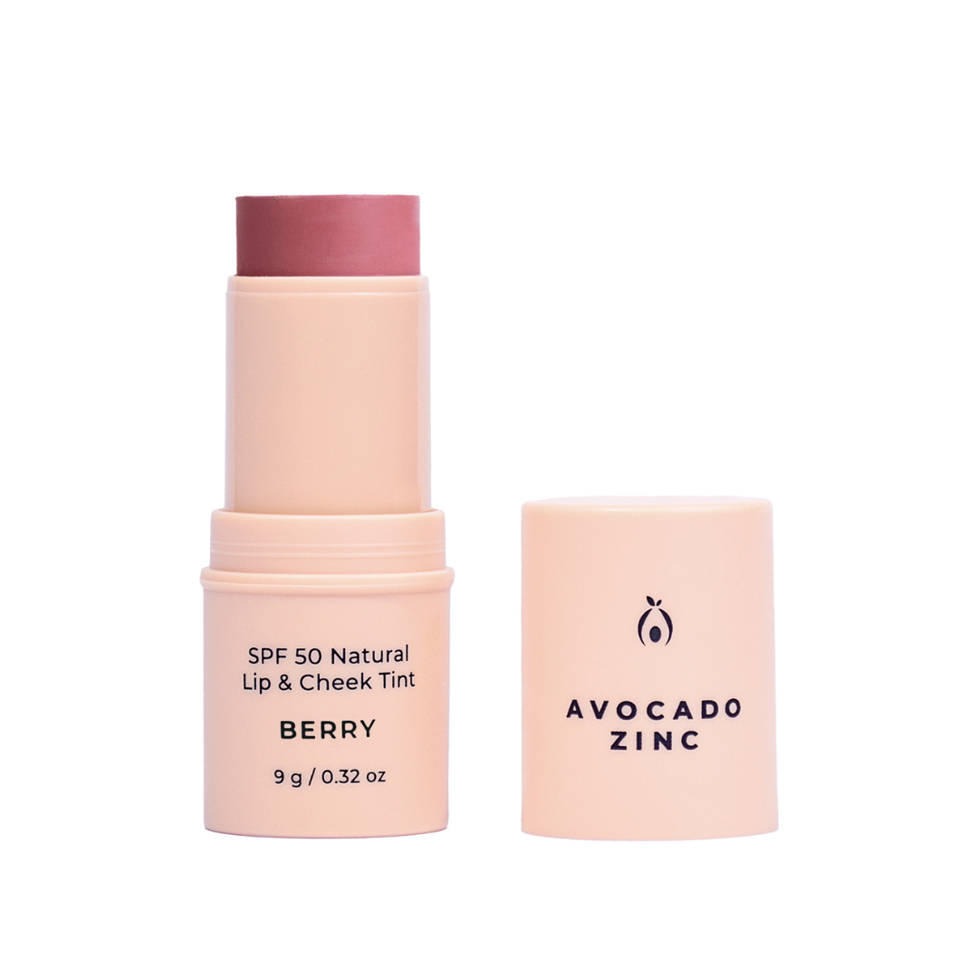SPF 50 Natural Lip & Cheek Tint - Berry – Jasmine Blush